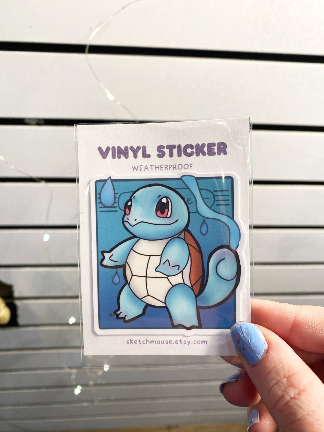 Squirtle Sticker | Poke | Weather Proof | Glossy Laminate | Kawaii Art ...