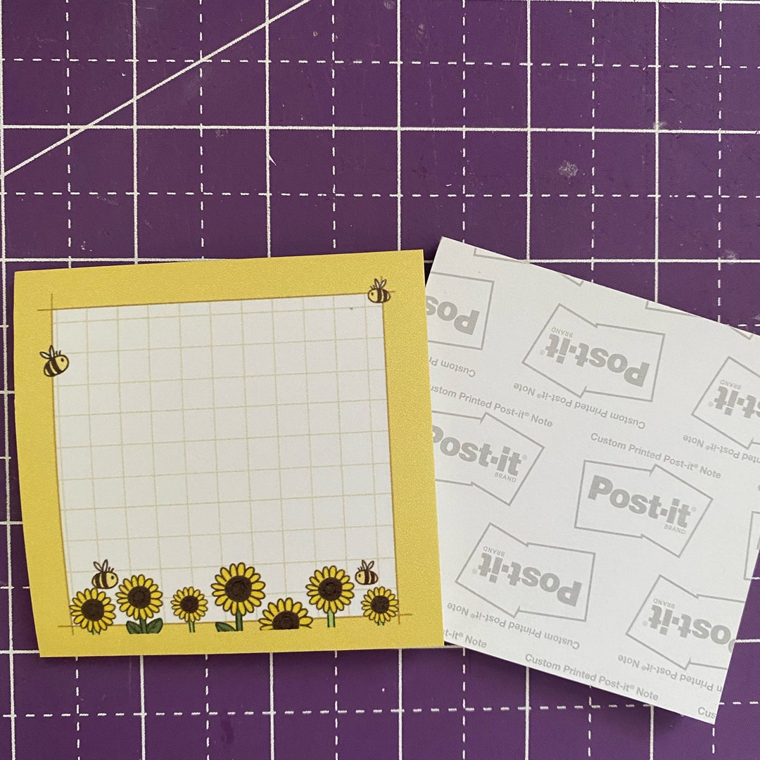 Sunflower Sticky Notes Bullet Journal Bujo Post-it - Etsy