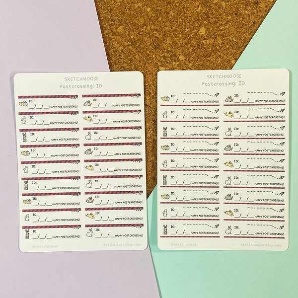 Postcrossing Sticker - Etsy