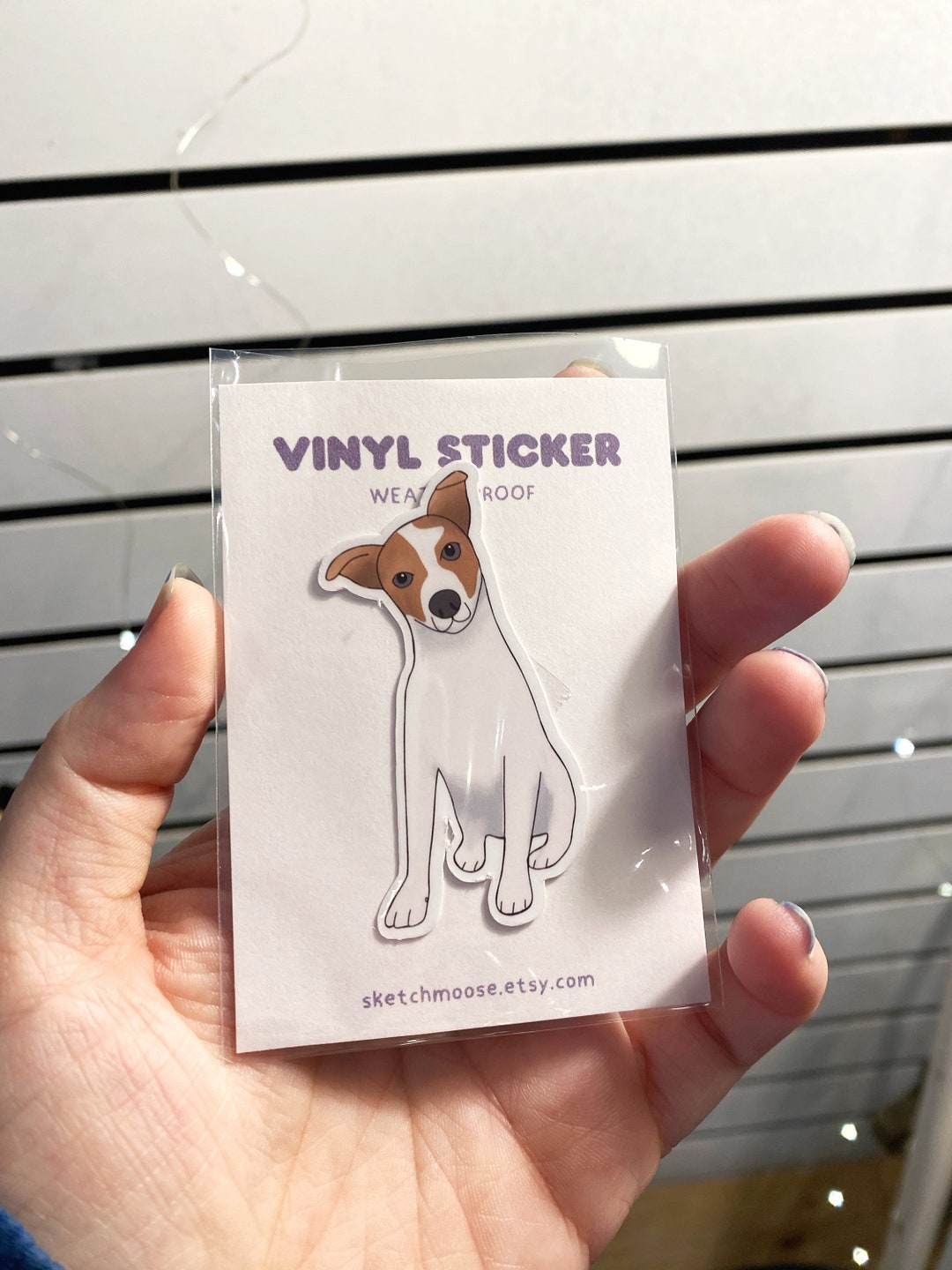 Jack Russell Sticker | Weather Proof | Glossy Laminate | Pet | Dog ...