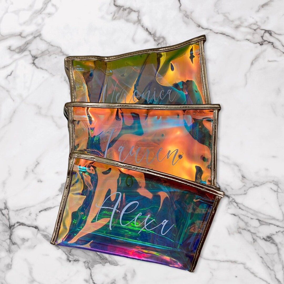 Holographic Makeup Bag Cosmetic Teacher Gift, Teacher Appreciation Week ...