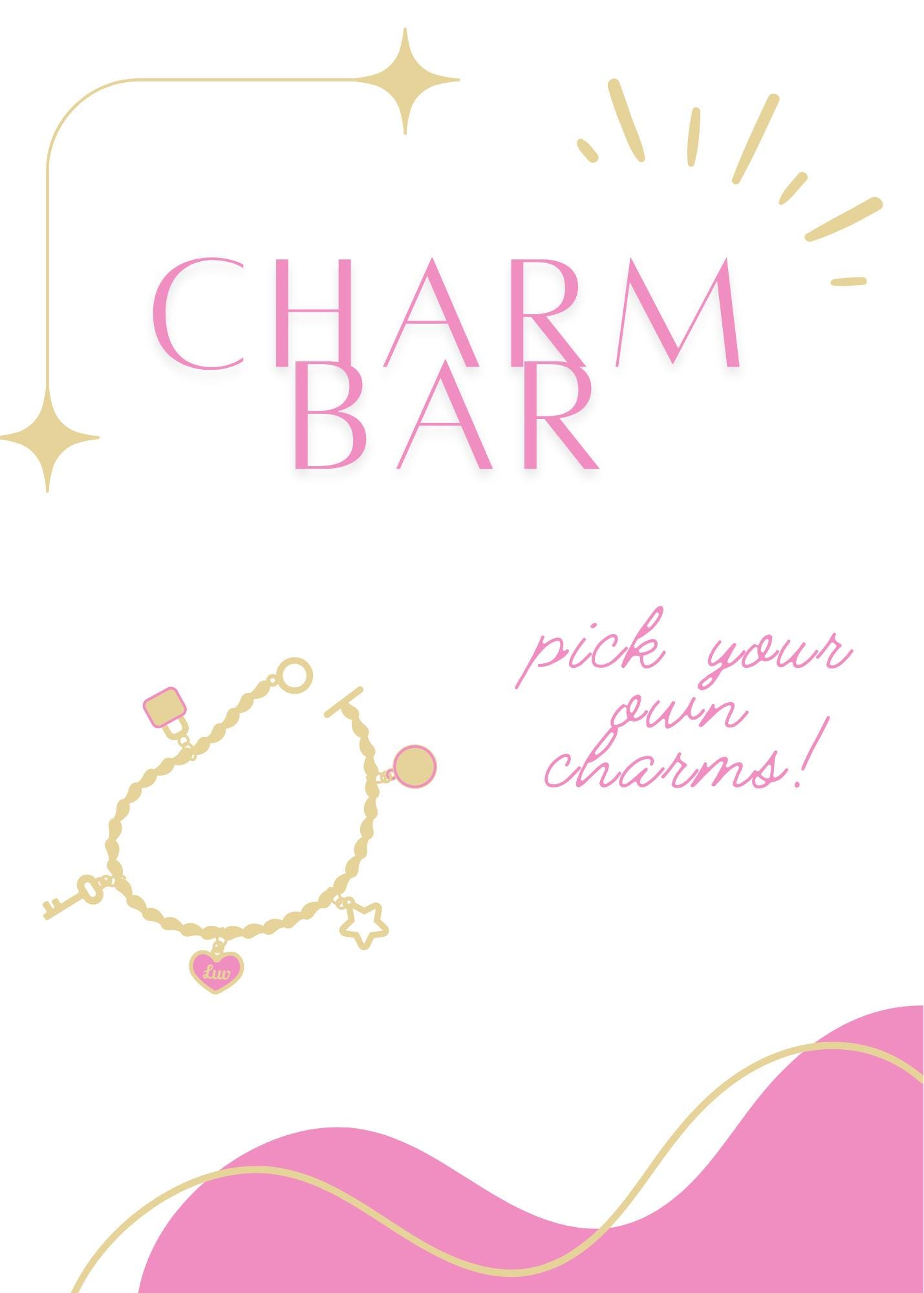 Charm Bar Party Sign & Form Custom Digital File - Etsy
