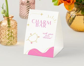 Charm Bar Party Sign & Form Digital File - Etsy