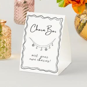 Charm Bar Party Sign & Form Digital File - Etsy