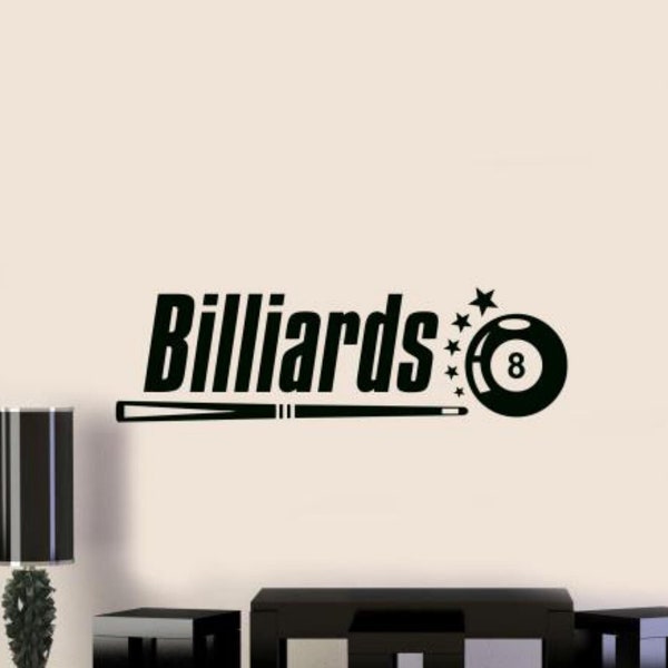 Billiards Decals - Etsy