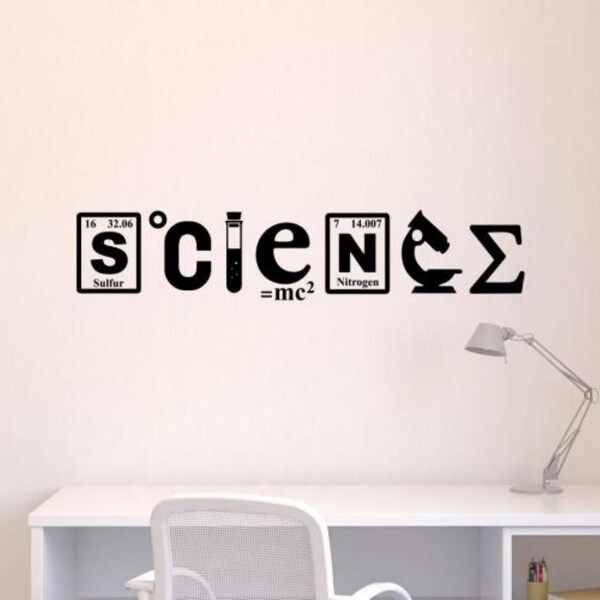 Science Wall Decals - Etsy