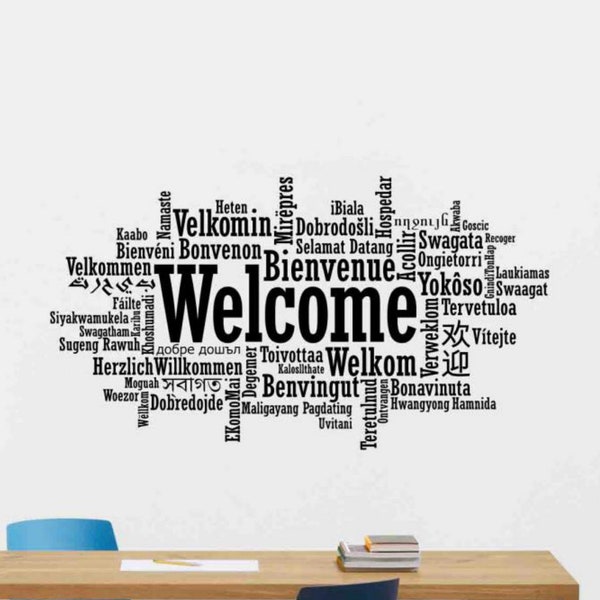 Welcome Languages - Etsy