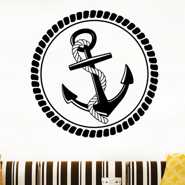 Anchor Wall Decal - Etsy