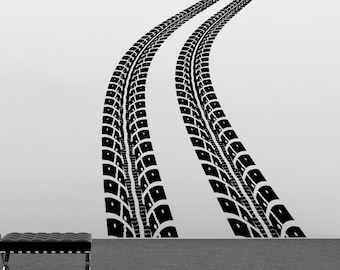 Tire tracks | Etsy