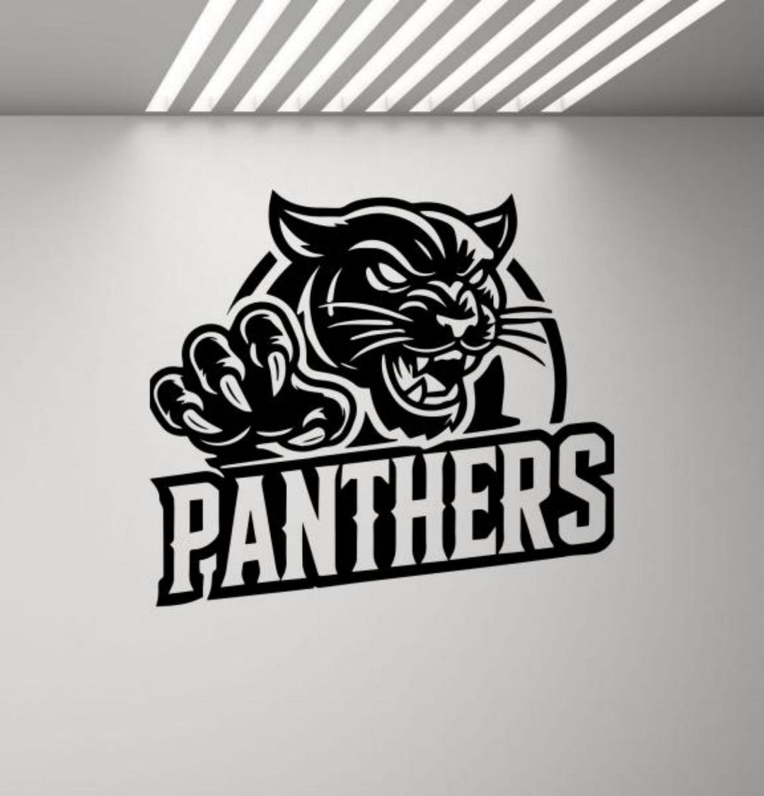 Panthers Wall Decal Vinyl Sticker Mascot Football Basketball Baseball ...