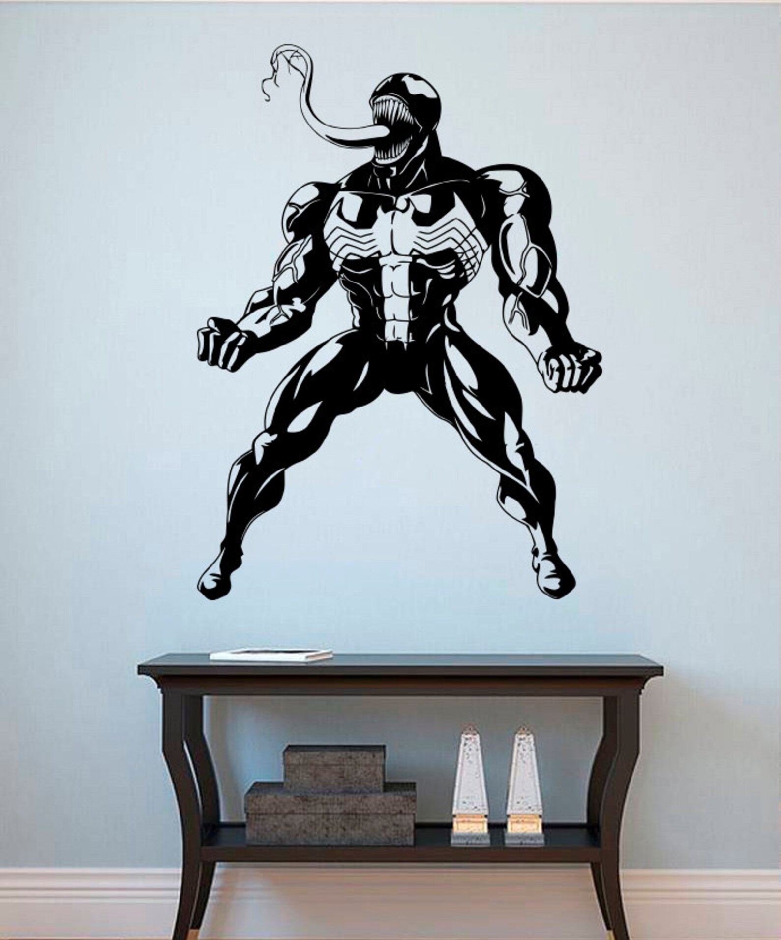 Venom Wall Decal Venom Vinyl Sticker Superhero Wall Decals | Etsy