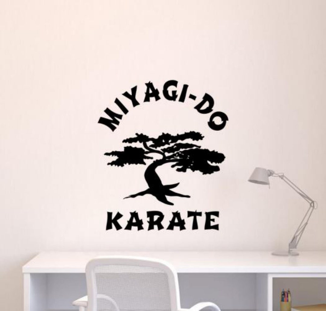 Miyagi-do Karate Wall Decal Vinyl Sticker Sign Gift Bonsai Tree Wall ...