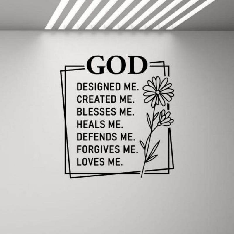 Religious Wall Decal - Etsy