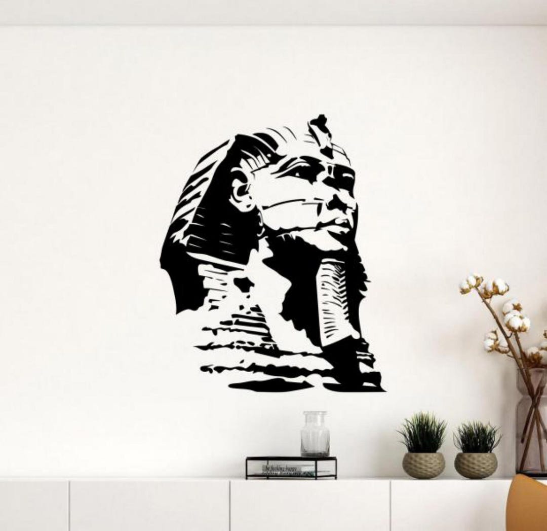 Egyptian Sphinx Wall Decal Vinyl Sticker Egypt Sign Great Sphinx of ...