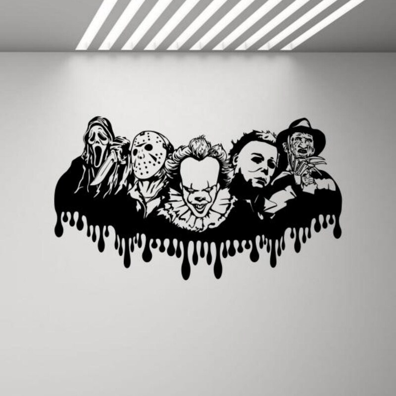 Scary Window Decal - Etsy