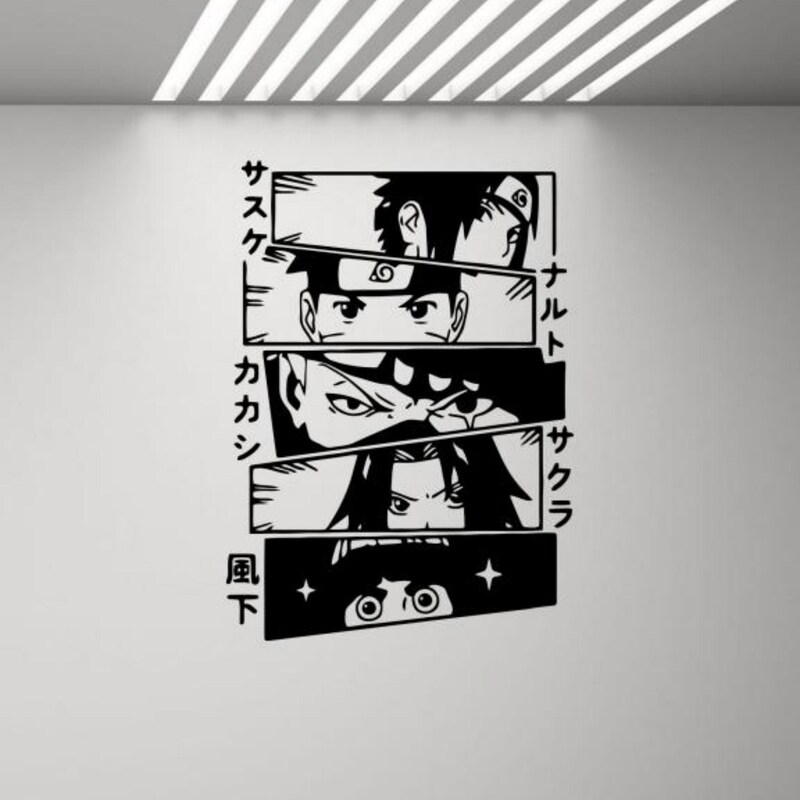 Anime Wall Stickers - Etsy