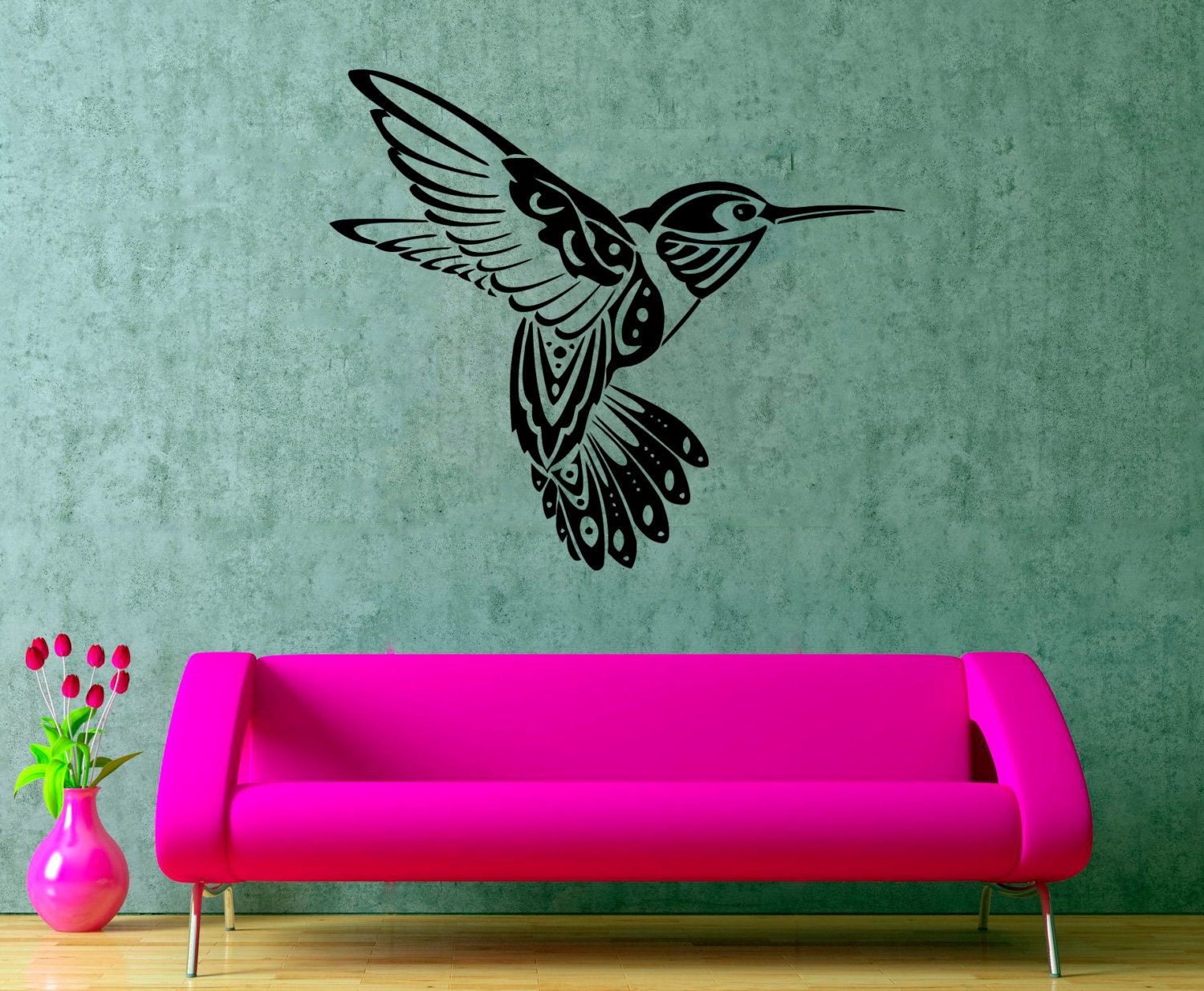Colibri Wall Vinyl Decal Hummingbird Wall Vinyl Sticker Birds - Etsy