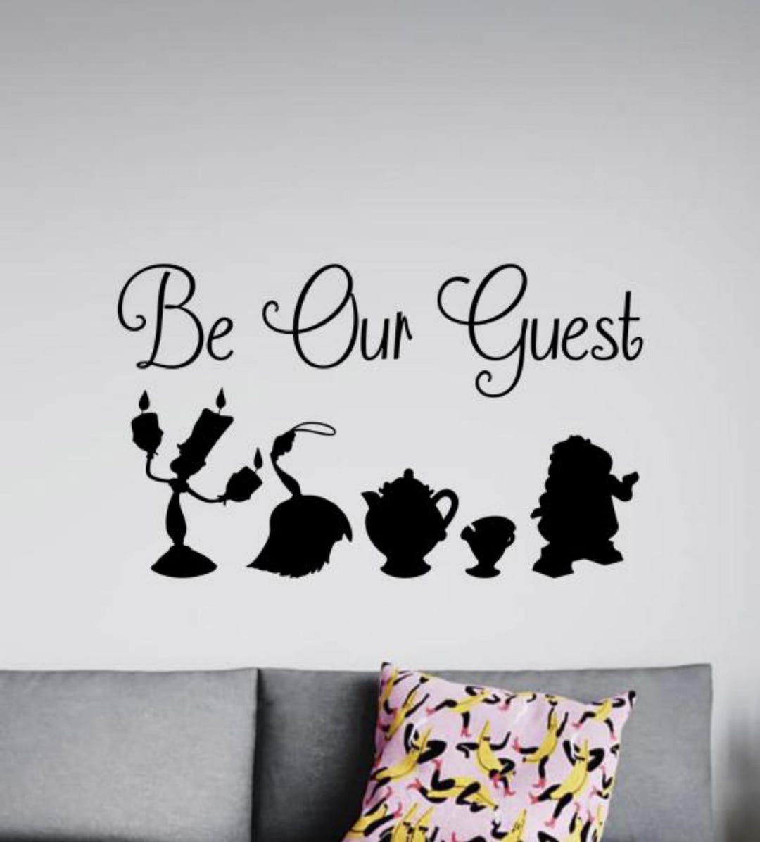 Be Our Guest Wall Decal Vinyl Sticker Welcome Sign Hello Wall Decor ...
