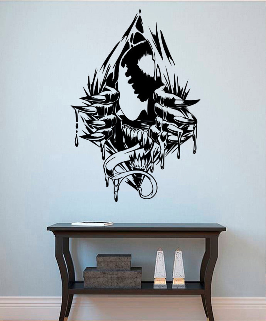 Venom Wall Decal Venom Vinyl Sticker Superhero Wall Stickers Home Art ...