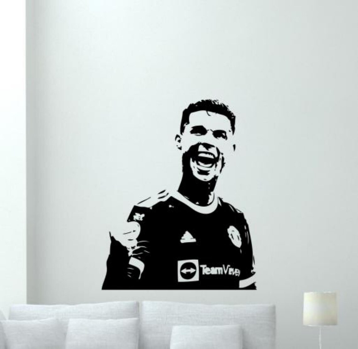 Cristiano Ronaldo Wall Decal Vinyl Sticker Football Player CR7 - Etsy