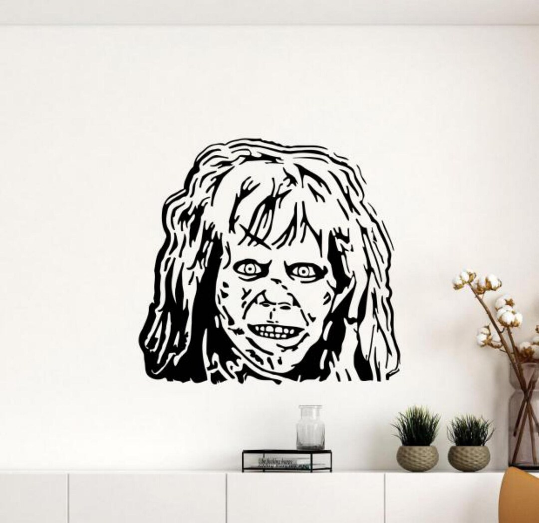 Exorcist Wall Decal Vinyl Sticker Horror Movie Sign Halloween Decor ...