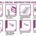 Anime Wall Decal Vinyl Sticker Sign Characters Manga Wall Decor Anime ...