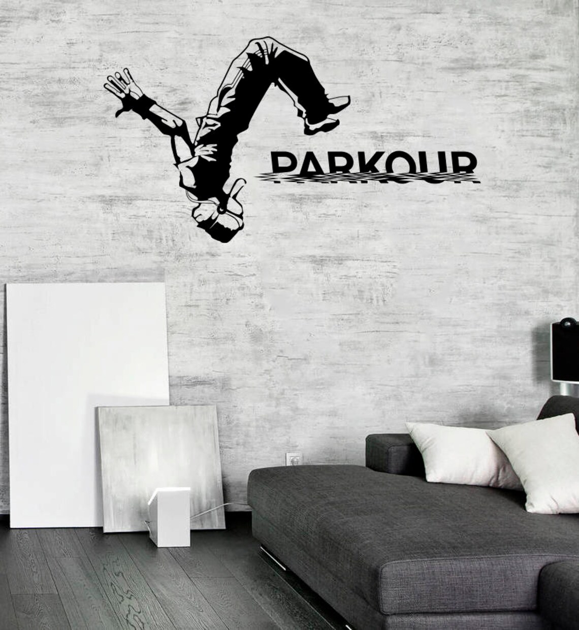 Parkour Wall Design Jumper Vinyl Sticker Boy's Room - Etsy