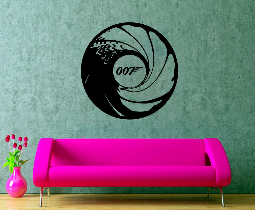 Skyfall Logo Wall Decoration Poster Agent 007 Vinyl Silhouette - Etsy