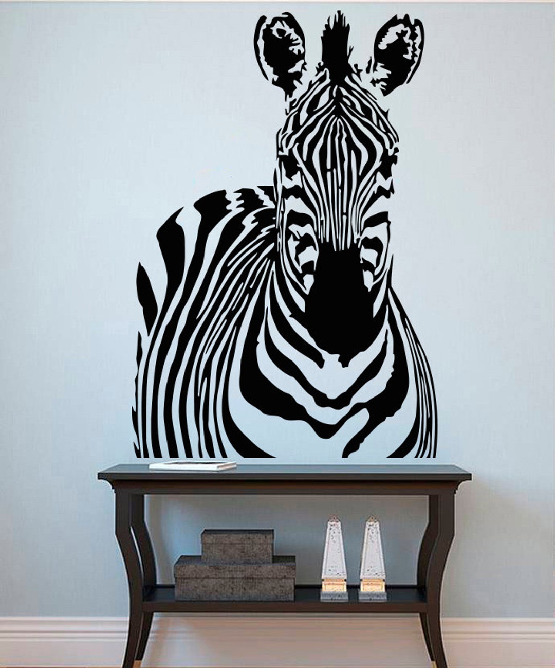 Zebra Wall Vinyl Decal Animals Wall Vinyl Sticker African Animals ...