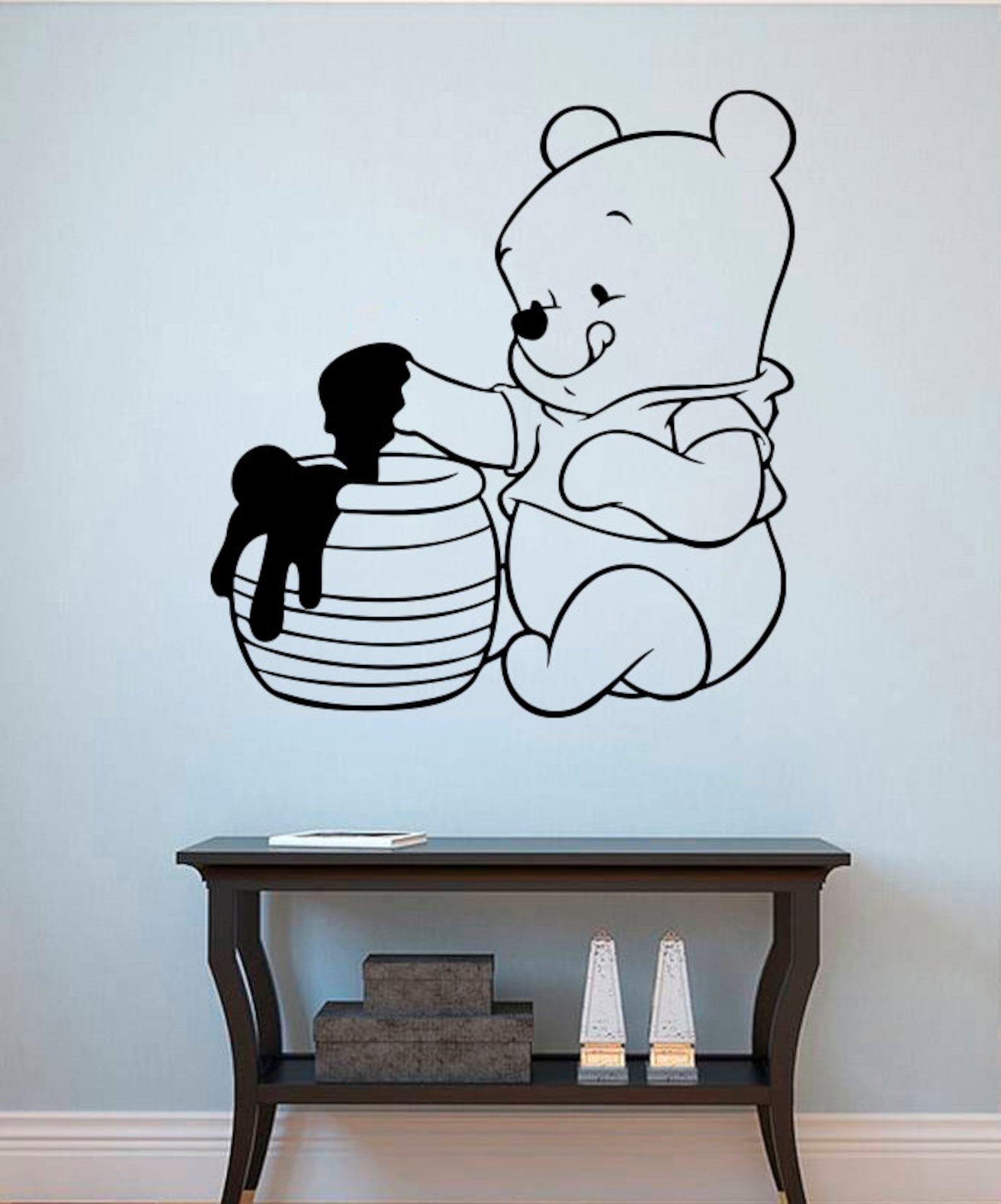 Winnie the Pooh Sticker Pooh Bear Vinyl Decal Nursery Wall - Etsy