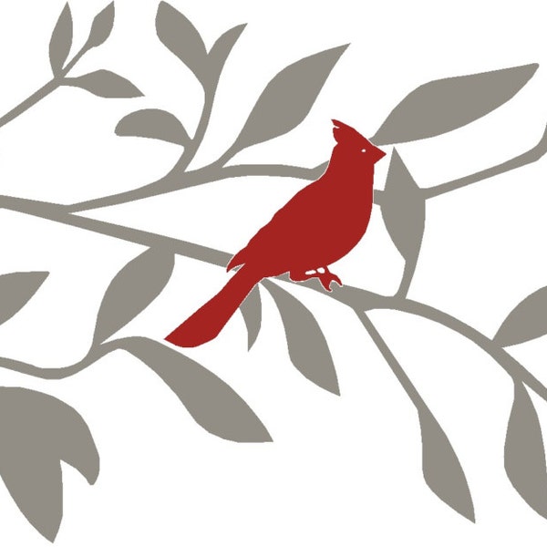 Cardinal Decal - Etsy