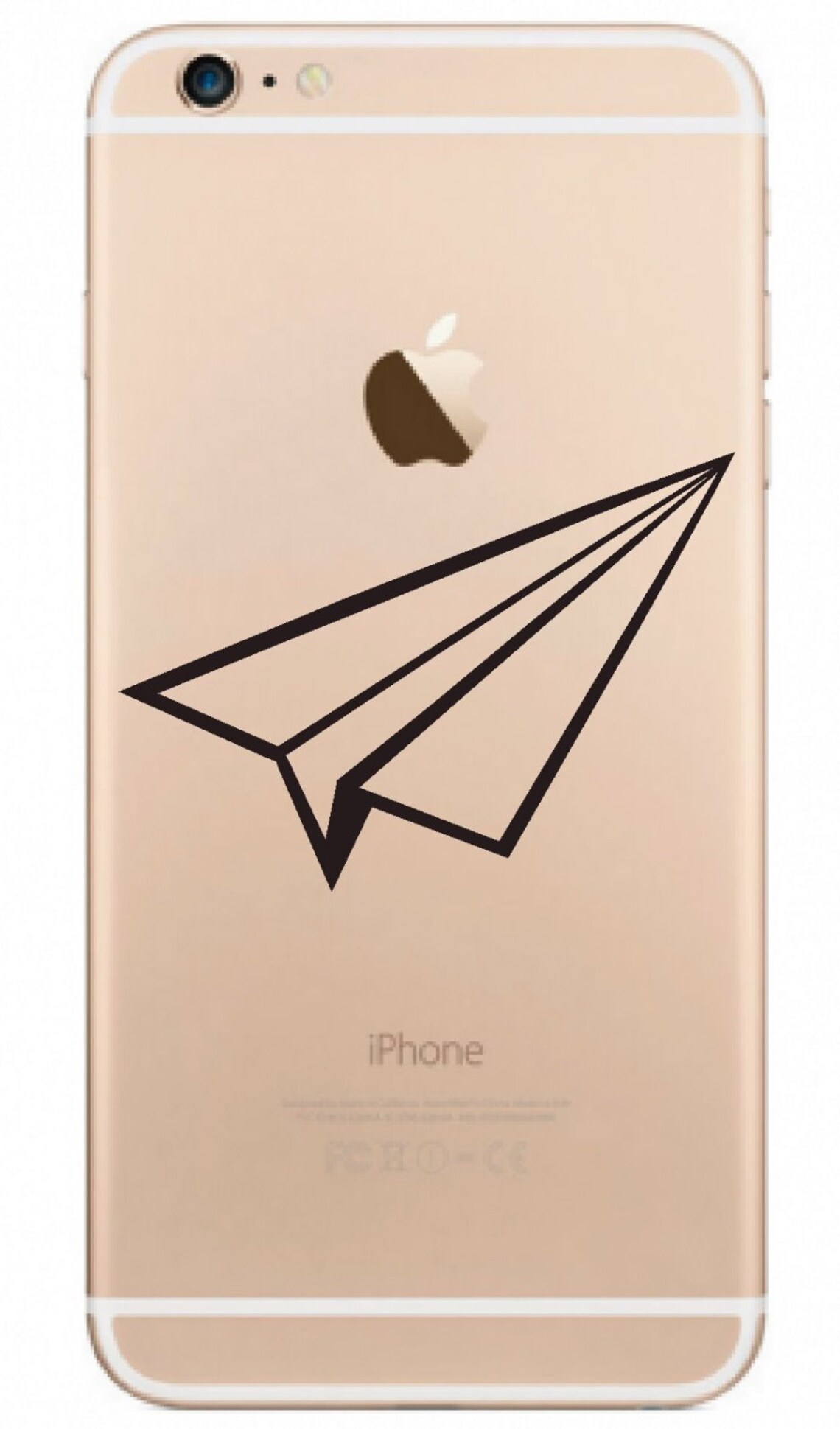 Paper Airplane Decal, Phone Decal, Phone Vinyl Decal,iphone Decal ...