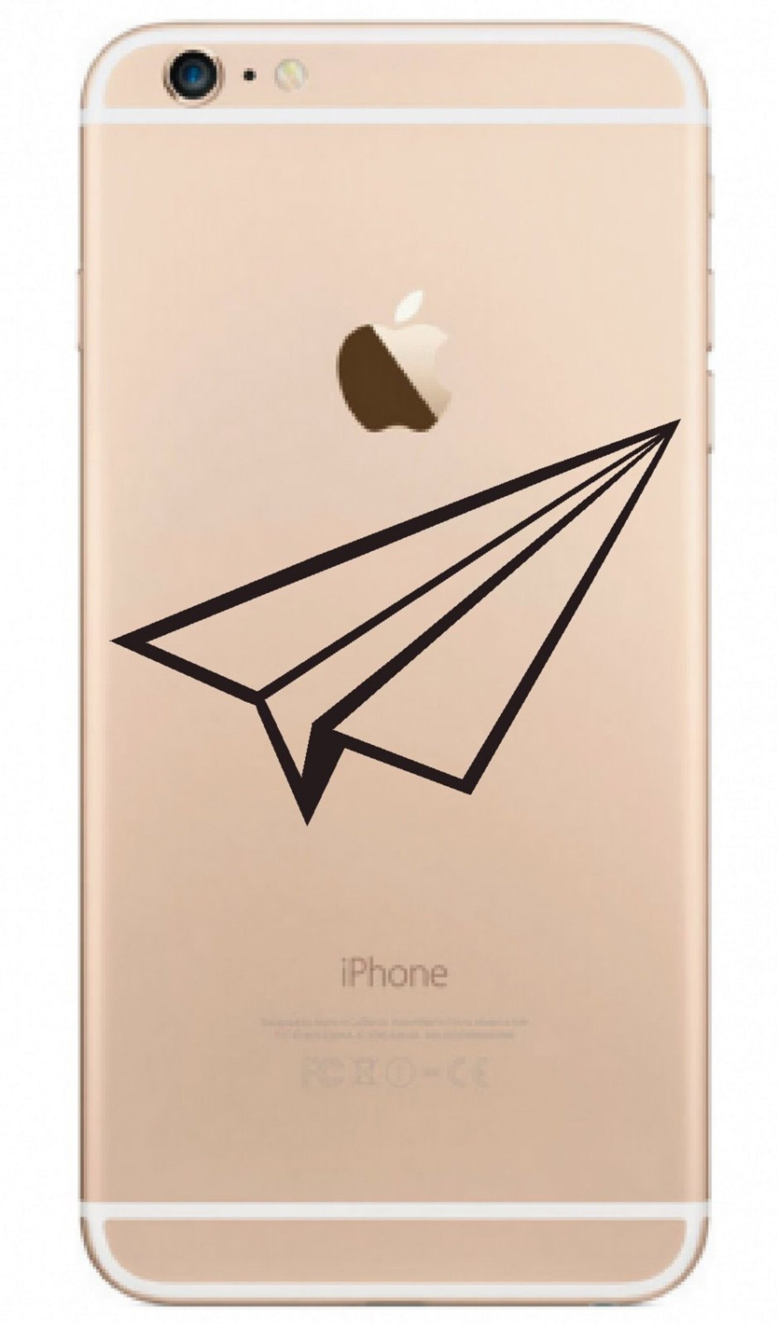 Paper Airplane Decal Phone Decal Phone Vinyl Decaliphone - Etsy