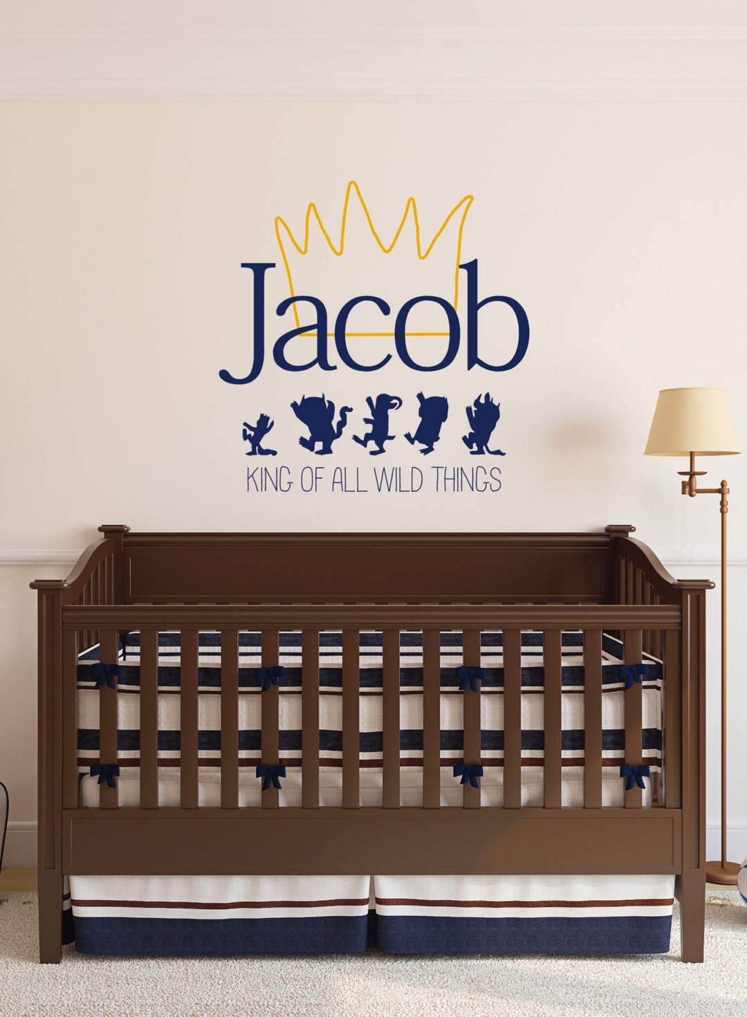 Where the Wild Things Are Wall Decal, Personalized Wild Things Wall ...