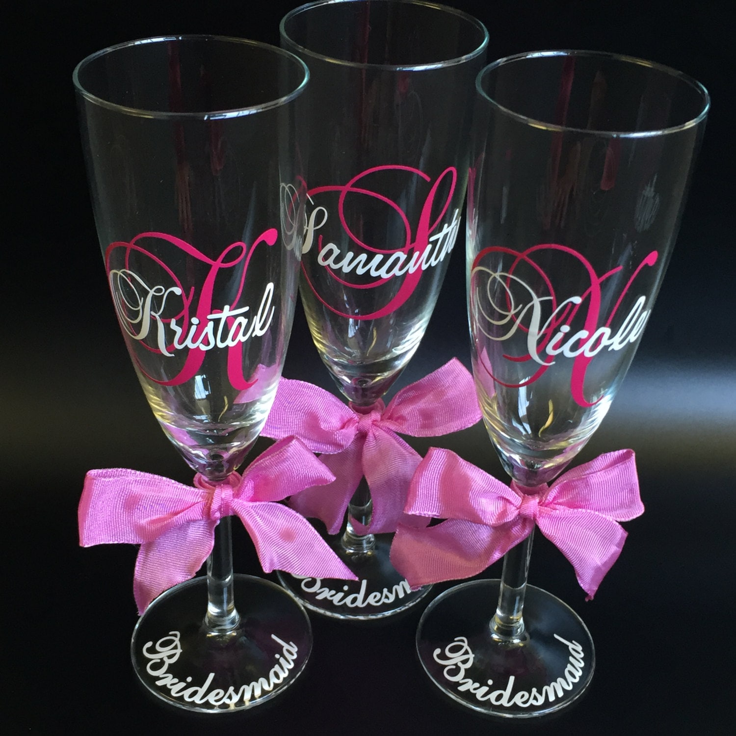 Bridesmaid Glasses Personalized Glasseswedding Glasses Maid | Etsy