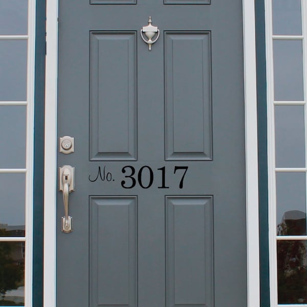 House Number Decal - Etsy