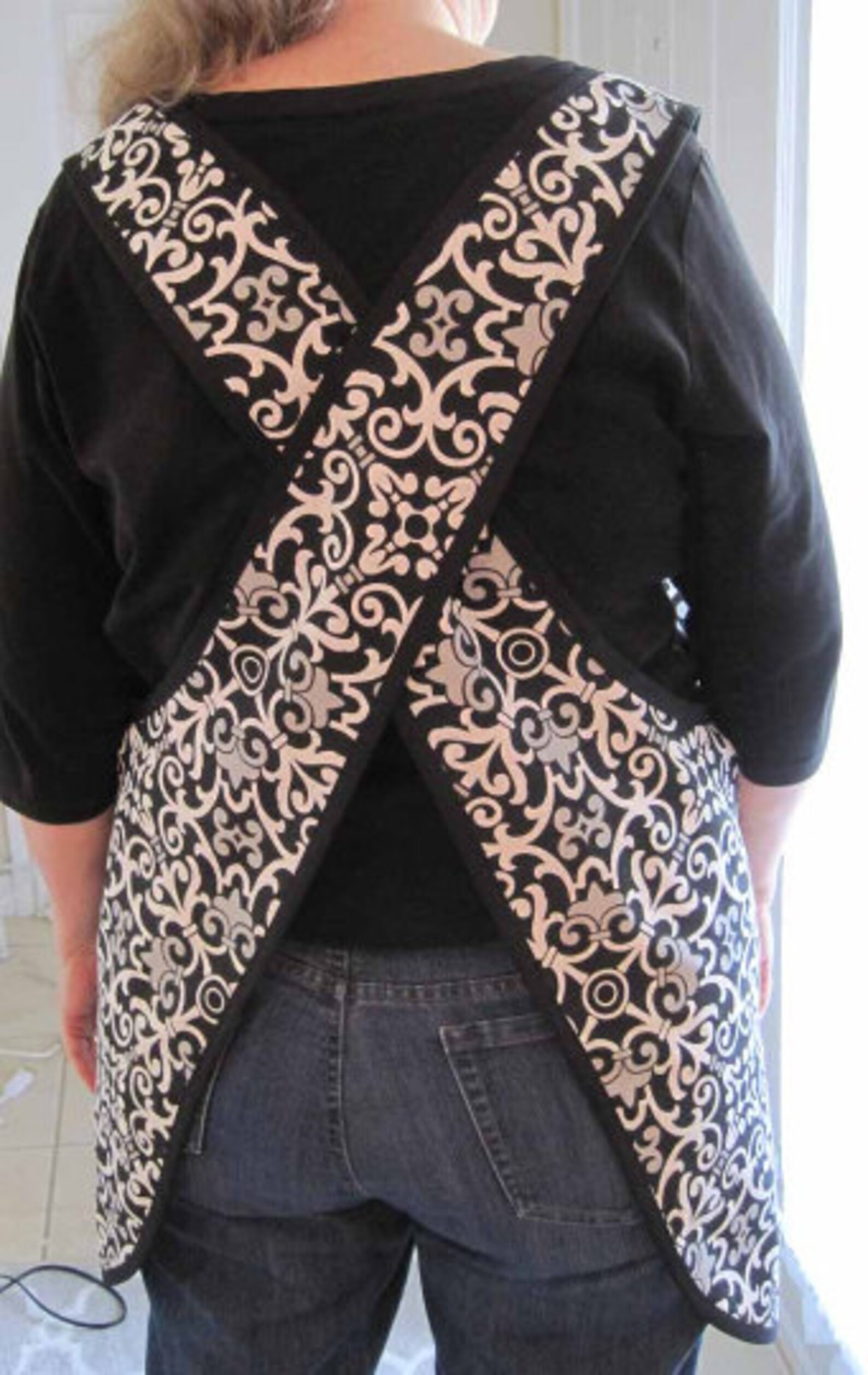 PATTERN Average Size Cross Strap Apron PDF Pattern - Etsy