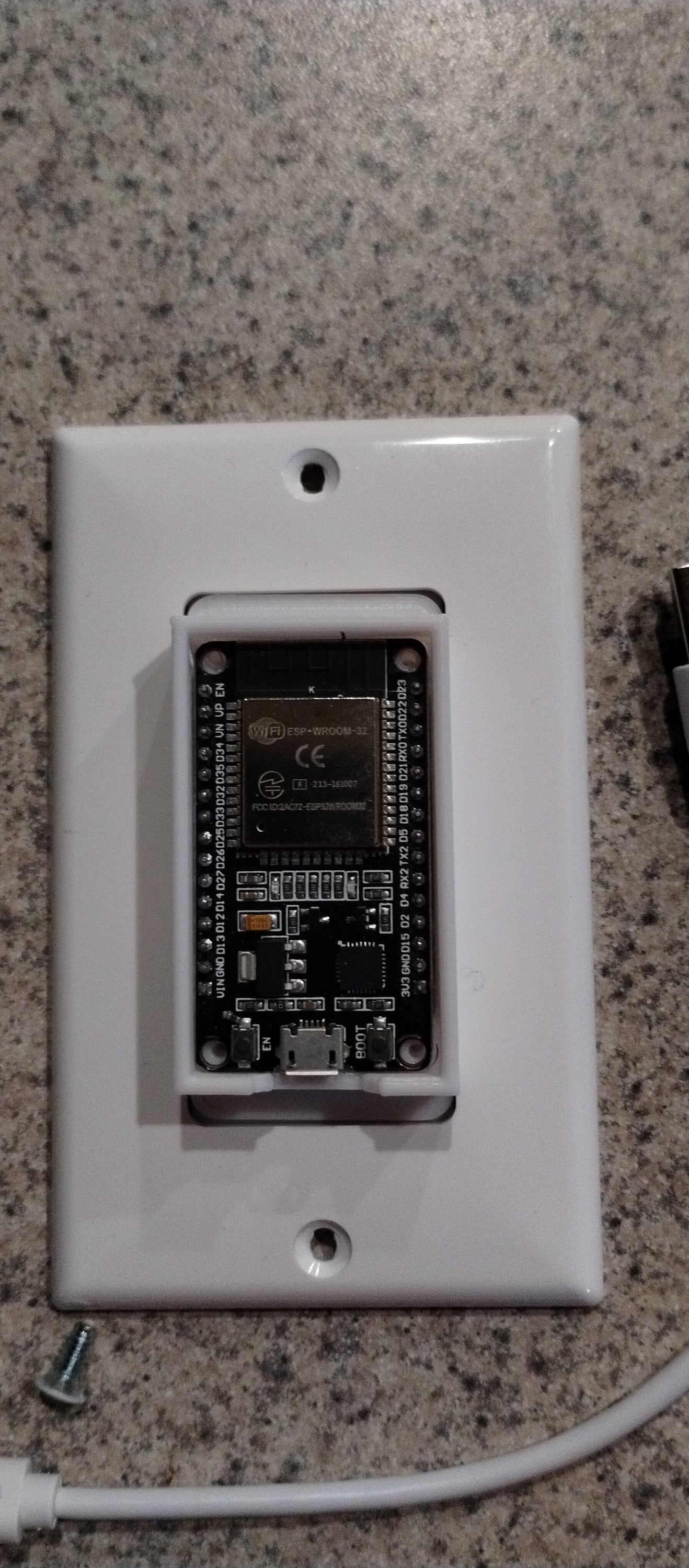 ESP-WROOM-32 ESP32 Wi-fi ESP32 Mount Assembly Fit 2X4 Outlet Box. - Etsy