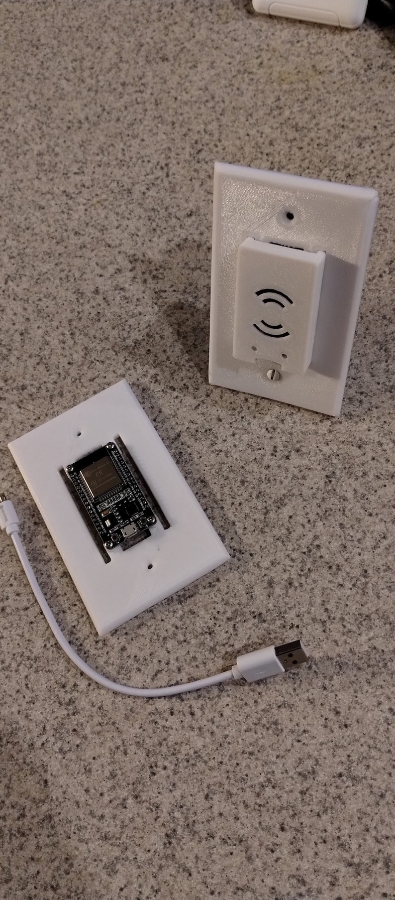 ESP-WROOM-32 ESP32 Wi-fi ESP32 Mount Assembly Fit 2X4 Outlet Box. USB ...