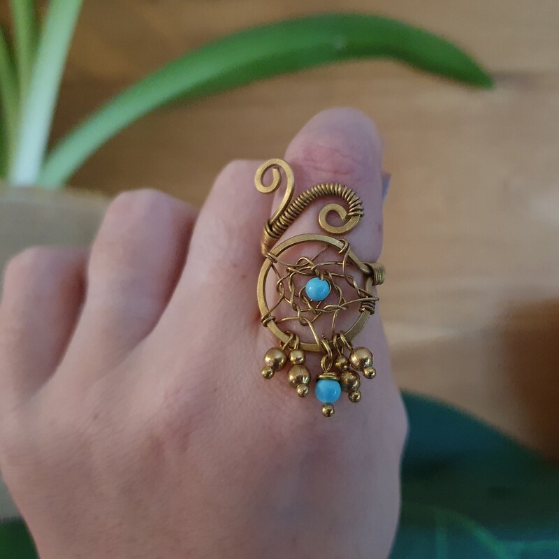 Dreamcatcher Ring - Etsy