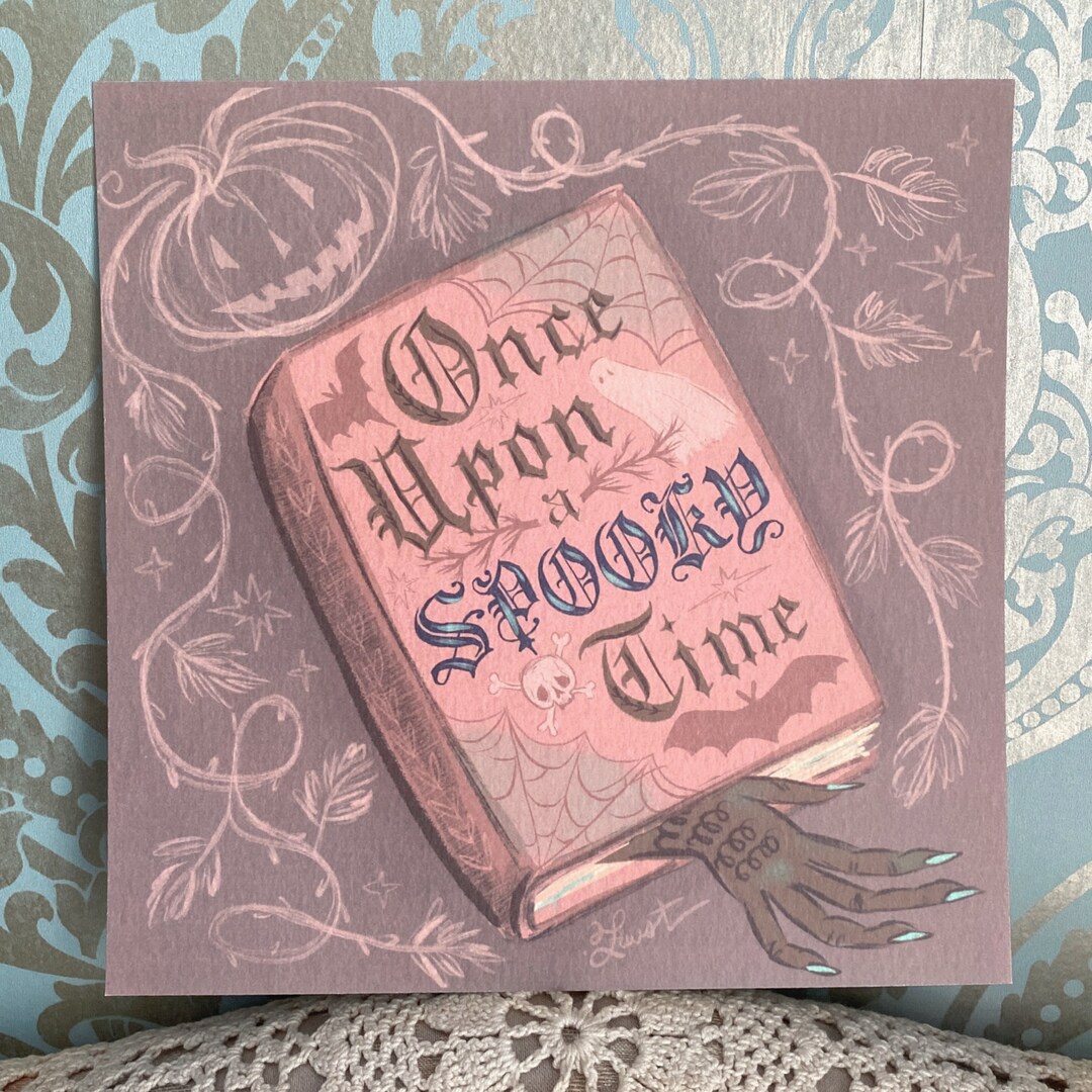 Once Upon a Spooky Time 8x8 Art Print - Etsy