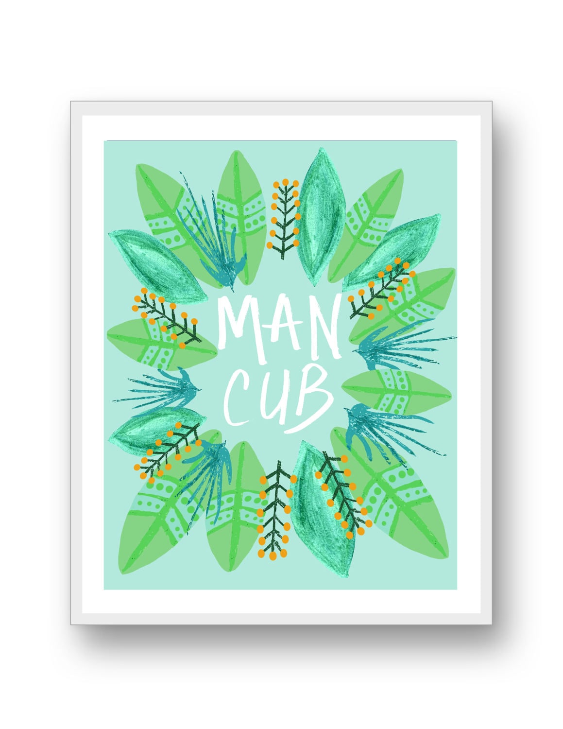 Man Cub 8x10 Print/ Jungle Book Nursery Art/ Children's | Etsy