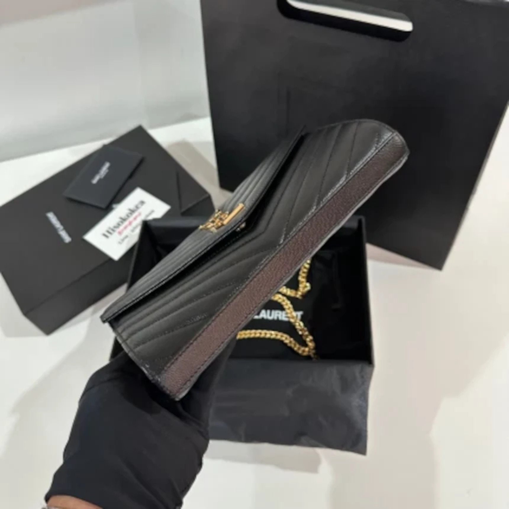 YSL Saint Lauren WOC Wallet on Chain Number 9 Monogram Ladies - Etsy