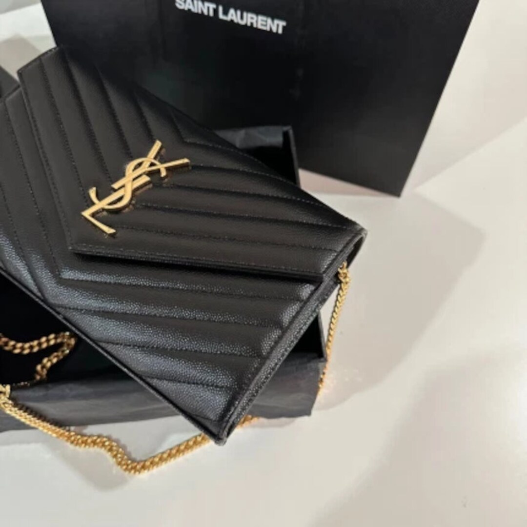 YSL Saint Lauren WOC Wallet on Chain Number 9 Monogram Ladies - Etsy