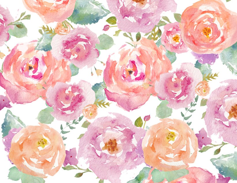 Printable Rustic, Pink & Lavender Floral, Colorful Envelope Liner ...