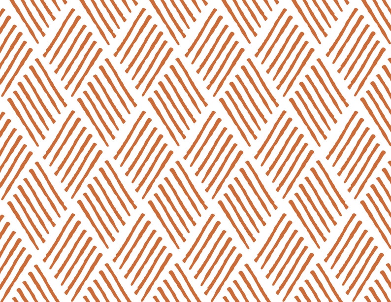 Printable Burnt Orange Diagonal Lines Pattern Envelope - Etsy