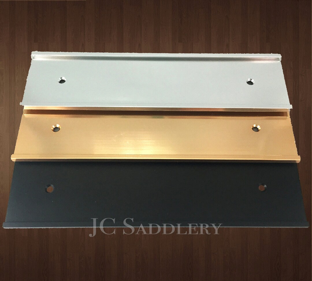 Metal Slider for Engraved Plastic Plates, Stall Plaques - Etsy