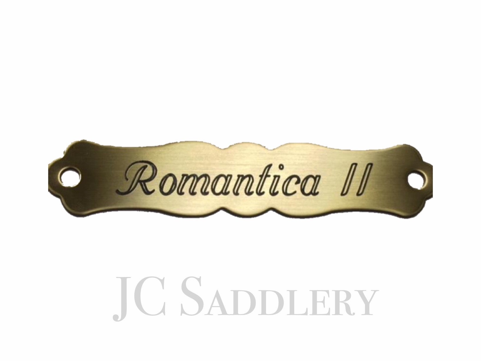 Fancy Engraved 4 Brass Halter Plate Horse Tack Plate - Etsy