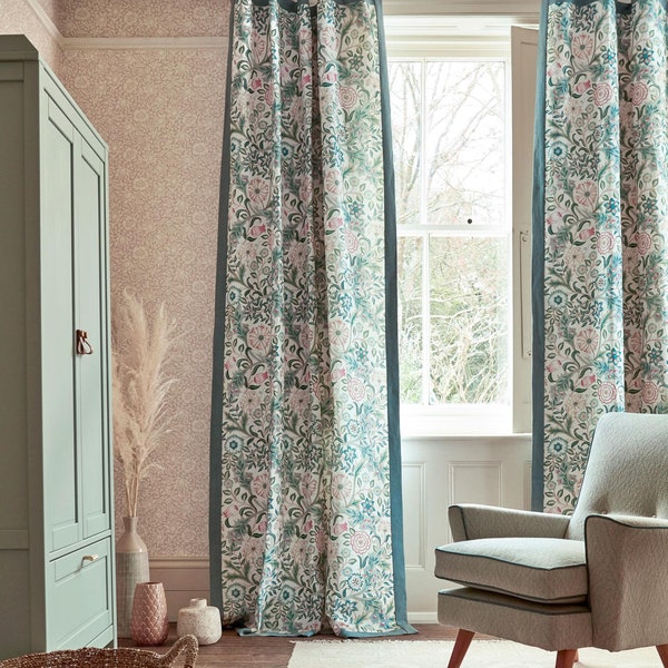 William Morris Curtains Lined - Etsy