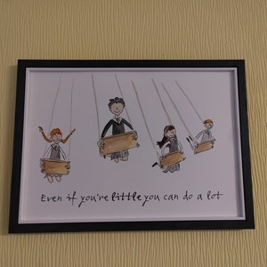 Matilda the Musical Hand Painted Quote and Watercolour Painting ...